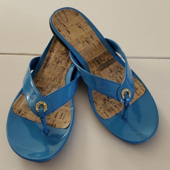 Chaps | Shoes | Chaps Kaylen Blue Thong Sandals Size B | Poshmark